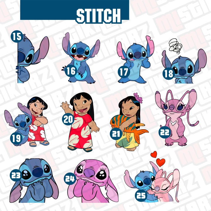 Stitch Peeker Chibi Vinyl Waterproof Sticker | Lazada PH