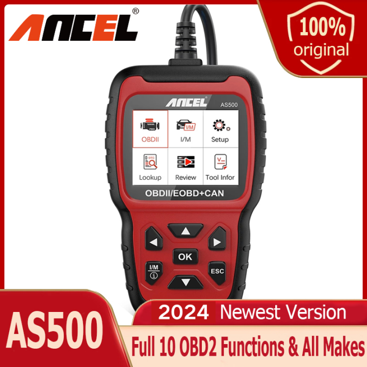 ANCEL AS100/AS200/AS500 OBD2 Scanner Read Clear Codes Car Engine OBD 2 Diagnostic Tools for ...