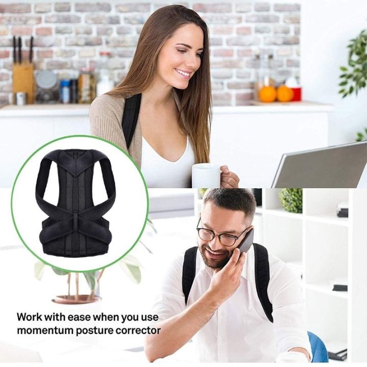 【MO】Adjustable Back Posture Corrector for Men and Women Lumbar Spine ...