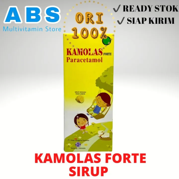 Kamolas Forte Sirup 60 ml Paracetamol Syrup | Lazada Indonesia