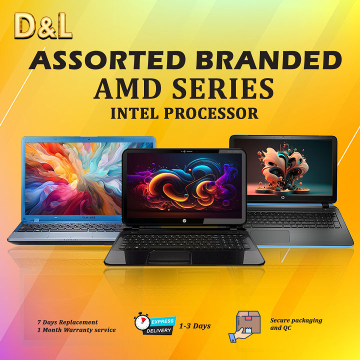 LAPTOP Assorted Branded [Refurbished] Laptop AMD SERIES Processor ...