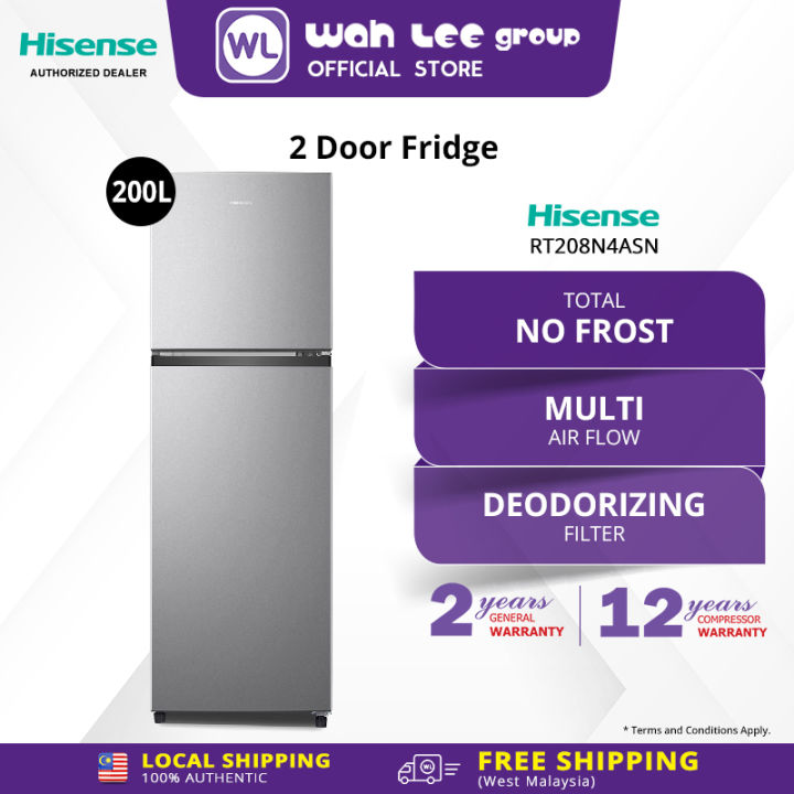 Hisense 200L 2 Door Refrigerator / Fridge / Total No Frost ...