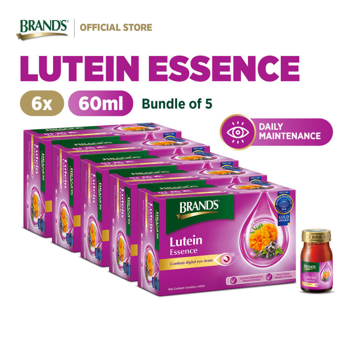 [Bundle of 5] BRAND'S® Lutein Essence 6 x 60ml x 5 Packs | Relieves ...