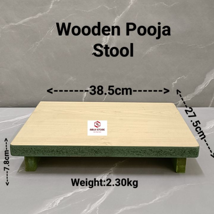 Wooden Pooja Stool/Traditional wooden stool | Lazada