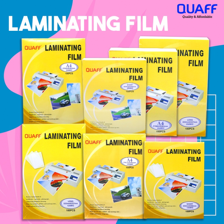 Easyprint QUAFF Laminating Film A4 / Short / Long Size - 125micron ...