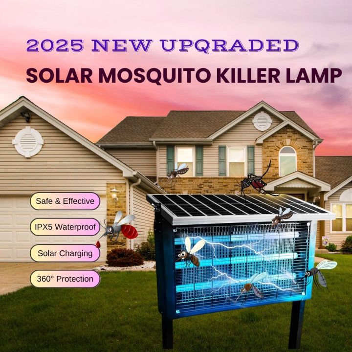 Solar Powered Mosquito Killer/Solar 灭蚊灯/Solar Mosquito Killer Pest ...
