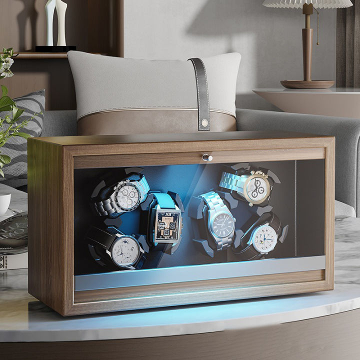 O-KAY 3-in-1 Automatic Watch Winder Bi-directional Rotation Watch ...