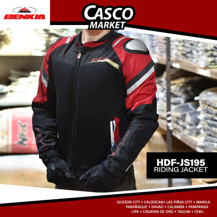 BENKIA HDF- JS195 PADDED MOTORCYCLE RIDING JACKET | Lazada PH