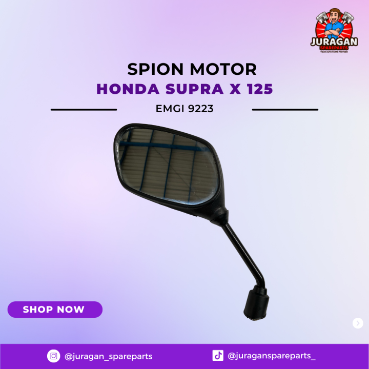 SPION MOTOR SUPRA X 125 EMGI 9223 (1 SET) | Lazada Indonesia