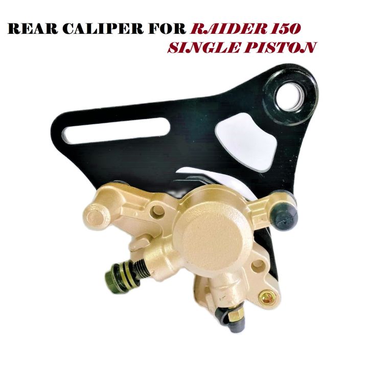 REAR CALIPER ONLY FOR RAIDER 150 SINGLE PISTON GOLD | Lazada PH