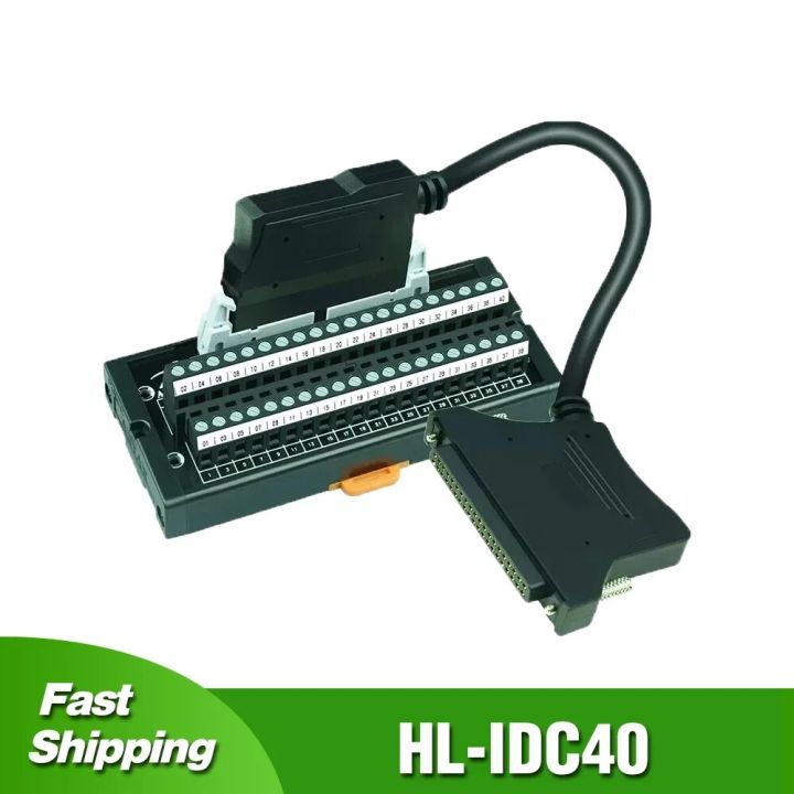 HL-IDC40 Mini Terminal Block for Mitsubishi Q L Series PLC Cable AC10TB ...