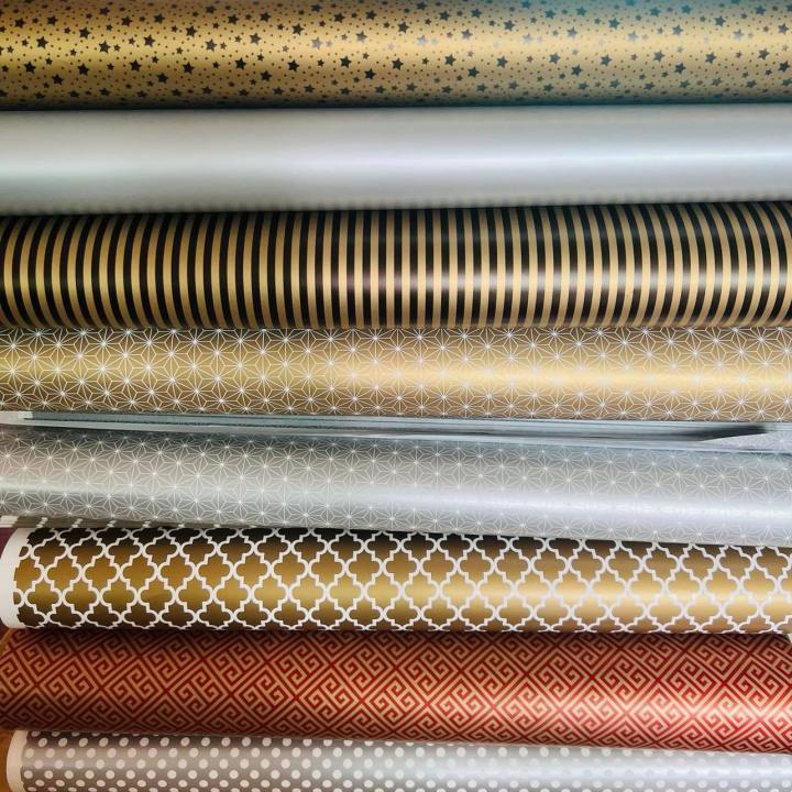 Coated/Glossy GOLD/SILVER High Quality Gift Wrapper for All Occasion ...