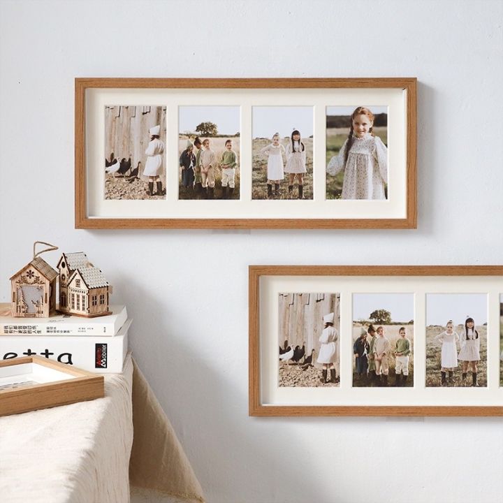 Nordic Minimalist Vintage Rustic Wooden Photo Frame Wall Hanging ...