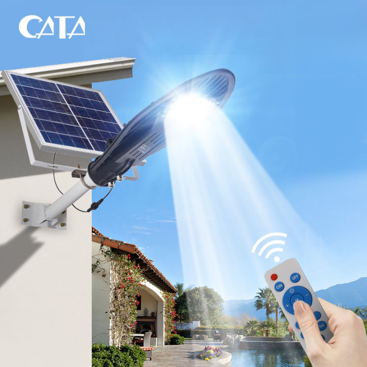 【HIGH LIGHT】CATA LED SOLAR STREET LIGHT 20W 30W 50W 80W 120W Waterproof ...