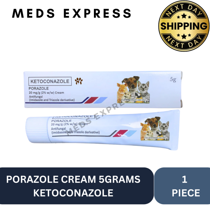 Porazole Ketoconazole Antifungal Cream 5grams For Hu♏️ans & Pets ...