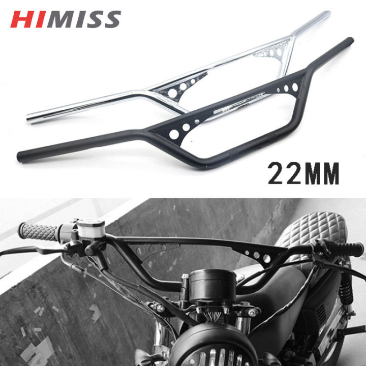 HIMISS Universal 22mm High Rise Motorcycle Handlebar 7/8" Vintage ...