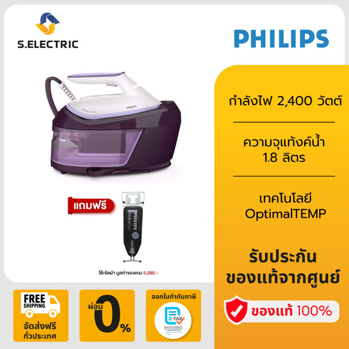 Philips PerfectCare 6000 Series เตารีดไอน้ำแยกหม้อต้ม PSG6024/30 ...