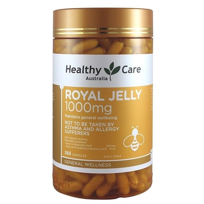 Healthy Care Royal Jelly 1000mg 365 Capsules | Lazada