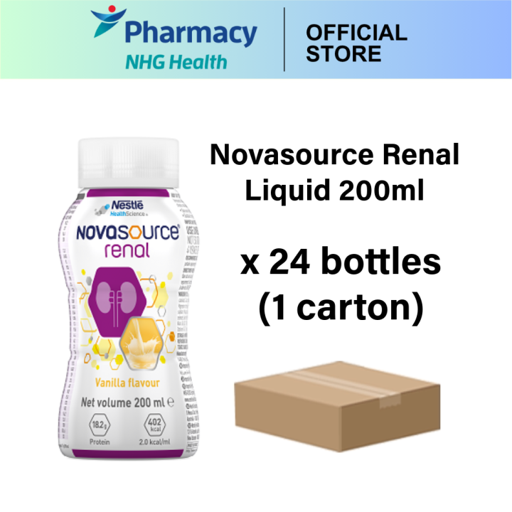 Novasource Renal Liquid 200ml x 24 bottles (Expiry Date: Feb 2026 ...