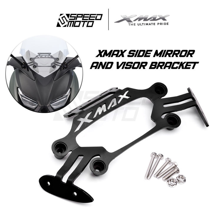 YAMAHA XMAX R25 SIDE MIRROR ALUMINUM ALLOY BRACKET SPEEDMOTO | Lazada PH