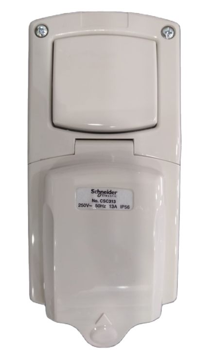 SCHNEIDER ELECTRIC-13A 250V SINGLE POLE SWITCHED SOCKET IP56 | Lazada Singapore