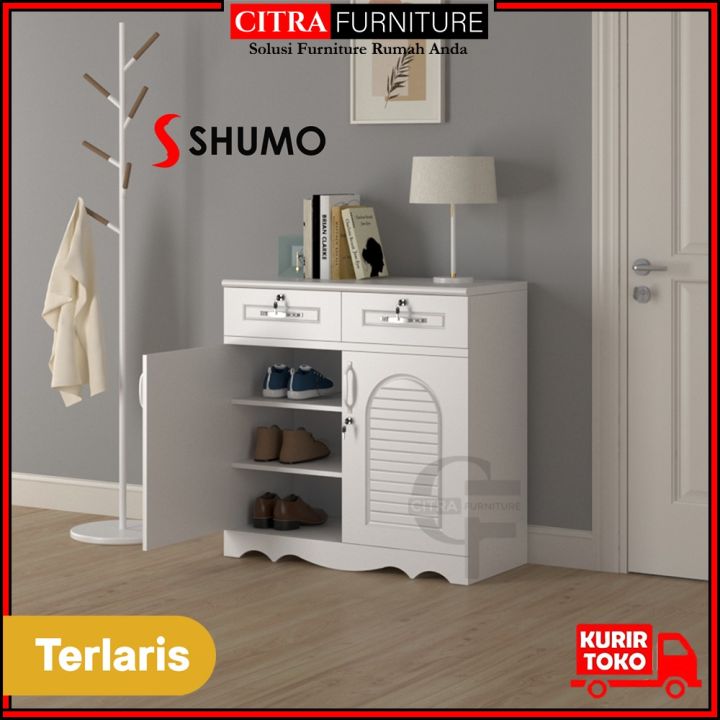 SHUMO ® Lemari Kabinet Besi Rak Sepatu 2 Pintu Classic | Lazada Indonesia
