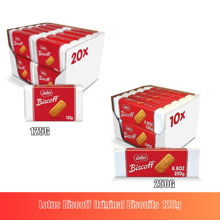 Lotus Biscoff Original Biscuits 125g [Best Before 24/Mar/2025] | Lazada PH
