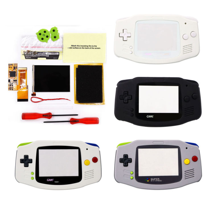 IPS V2 Backlight Screen mod For Game Boy Advance w/Pre-cut GBA Pure ...