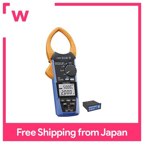 Hioki Electric AC Clamp Power Meter/wireless Adapter Z3210 Set CM4141 ...