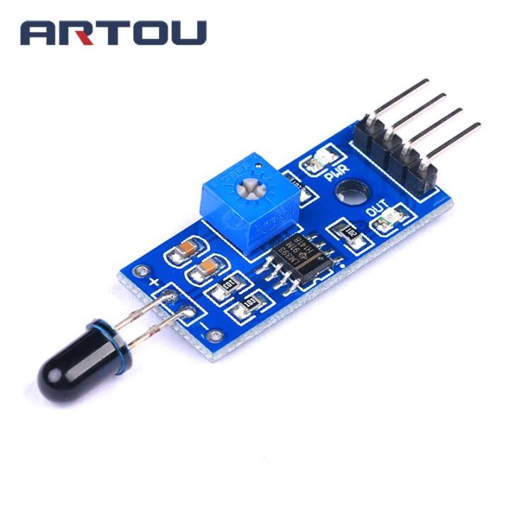 Yingke Lm393 4 Pin Ir Flame Detection Sensor Module Fire Infrared