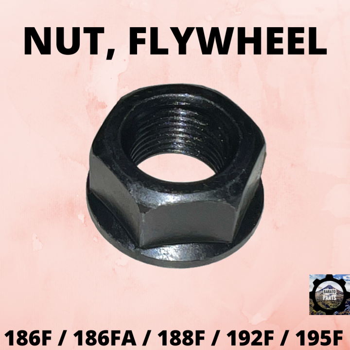 Nut, Flywheel 186F / 186FA / 188F / 189F / 190F / 192F / 195F / 198F ...