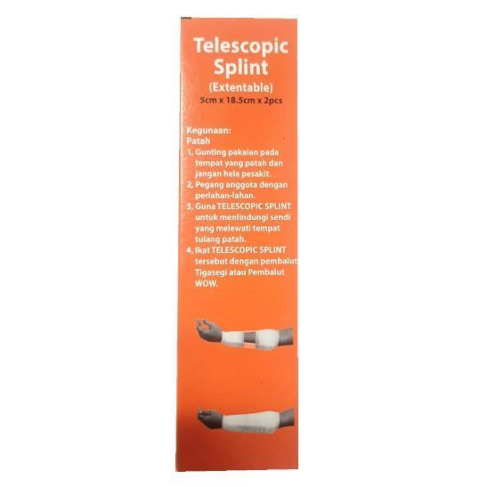 TELESCOPIC SPLINT (EXTENDABLE) 5CMX18.5CMX2PCS | Lazada