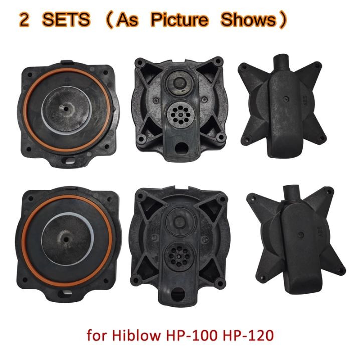 Air Pump Diaphragm Rebuild Repair Kit for Hiblow HP-100 HP-120 Septic ...