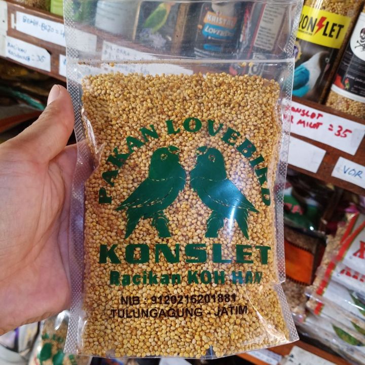 Koh han polos milet Lovebird pakan kohan racikan kohhan | Lazada Indonesia