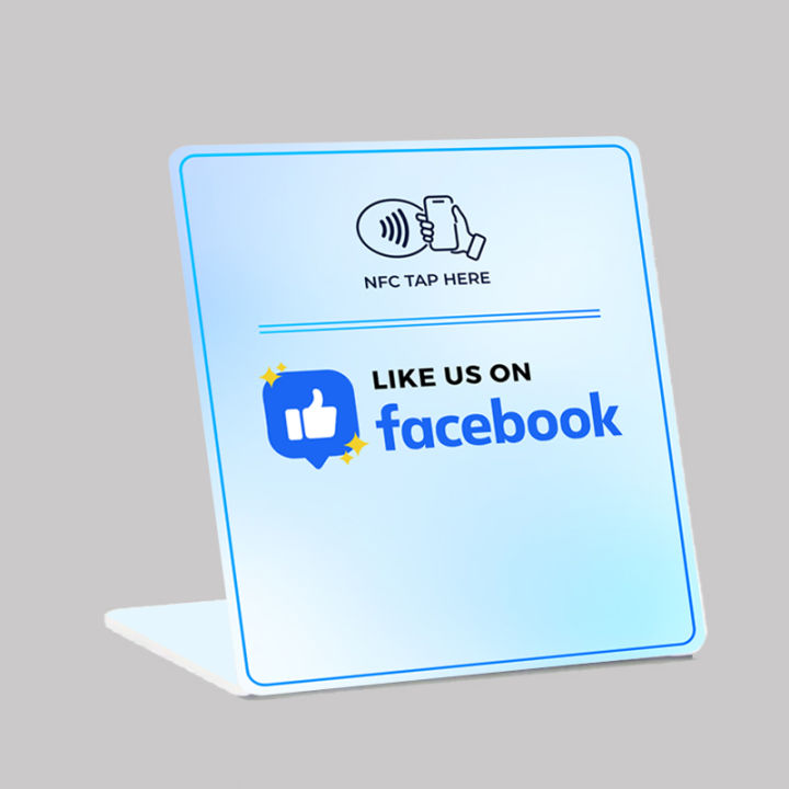 Pop Up Link Nfc Stand Display Table Display Nfc Review Stand For ...