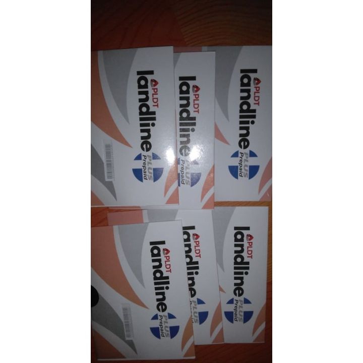 PLDT sim card landline with 50 peso free load 02 area code metro Manila ...