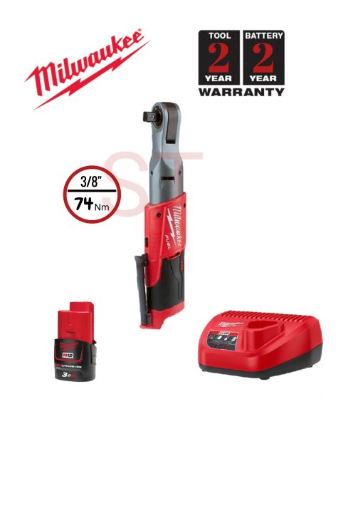 MILWAUKEE M12 FIR38-301B FUEL 3/8'' IMPACT RATCHET | Lazada