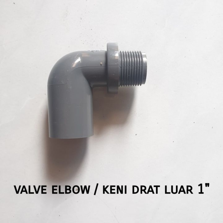 SCGkdL1 - Keni SCG ING 1" - Valve elbow 1"/ keni drat luar/ knie/ knee/ elbow drat luar 1" AW ...