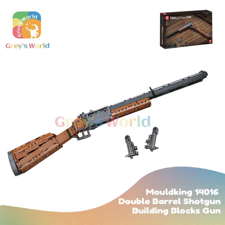 Winchester double barrel shotgun building block, mouldking 14016 ...