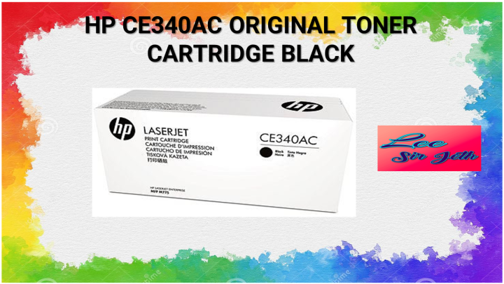 HP CE340AC ORIGINAL TONER CARTRIDGE BLACK | Lazada PH
