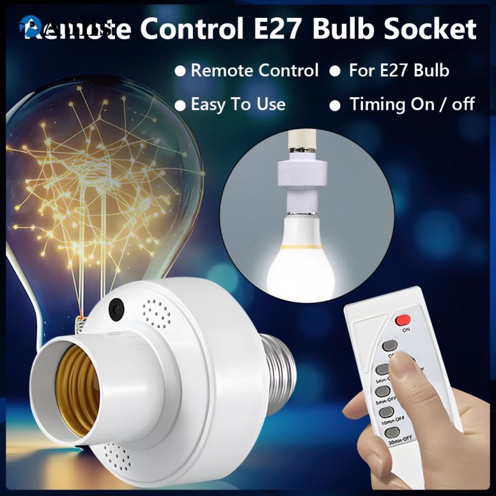 [Buy 1 Take 1] E27 Lamp Holder Remote Control Intelligent Wireless ...
