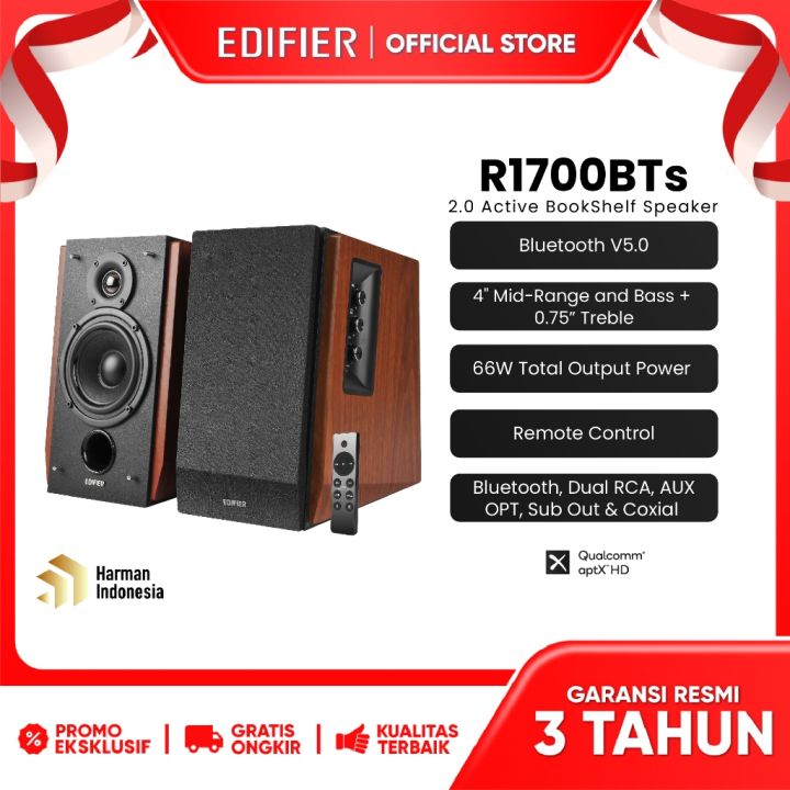 EDIFIER R1700BTs 2.0 Active Bookshelf Speaker | Lazada Indonesia