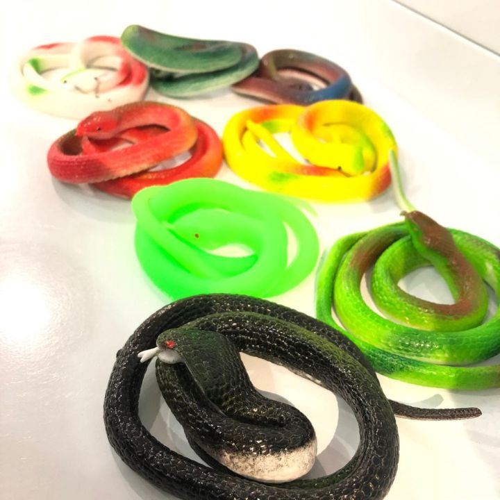 Ready Stock Rubber Fake Snake & Fake Mouse Lifelike Real Scary Prank ...