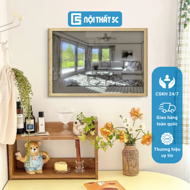 Tranh Led 3D treo tường dùng decor bàn học, trang trí bàn làm việc, Đèn ...