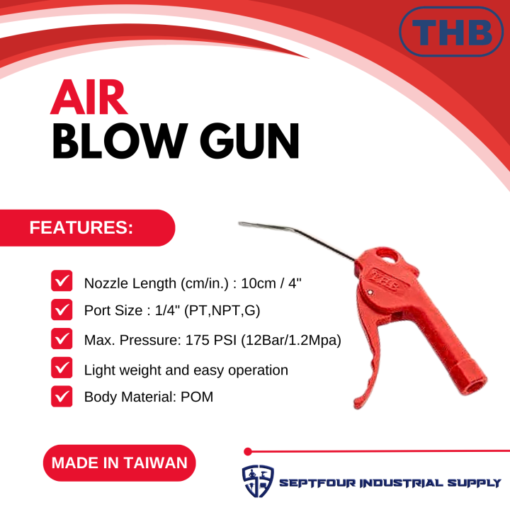 THB 1/4" NPT Air Blower / Air Blow Gun / Air Duster - Made in Taiwan ...