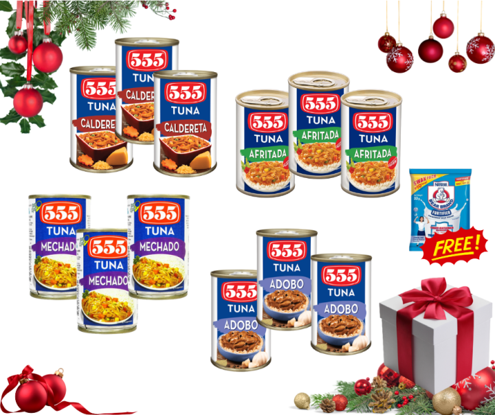 064 Tuna 555 Canned Good Assorted | Lazada PH
