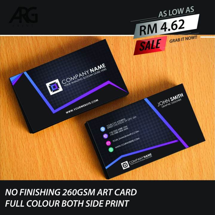 Name card, Business Card, Call Card, Thank you card, Royalty card | Lazada