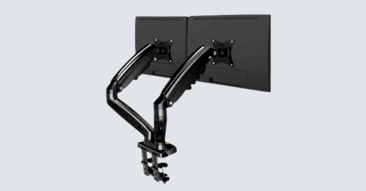 Stance Pro Dual Monitor Adjustable Arm for Heavy-Stacked Monitor Set up ...