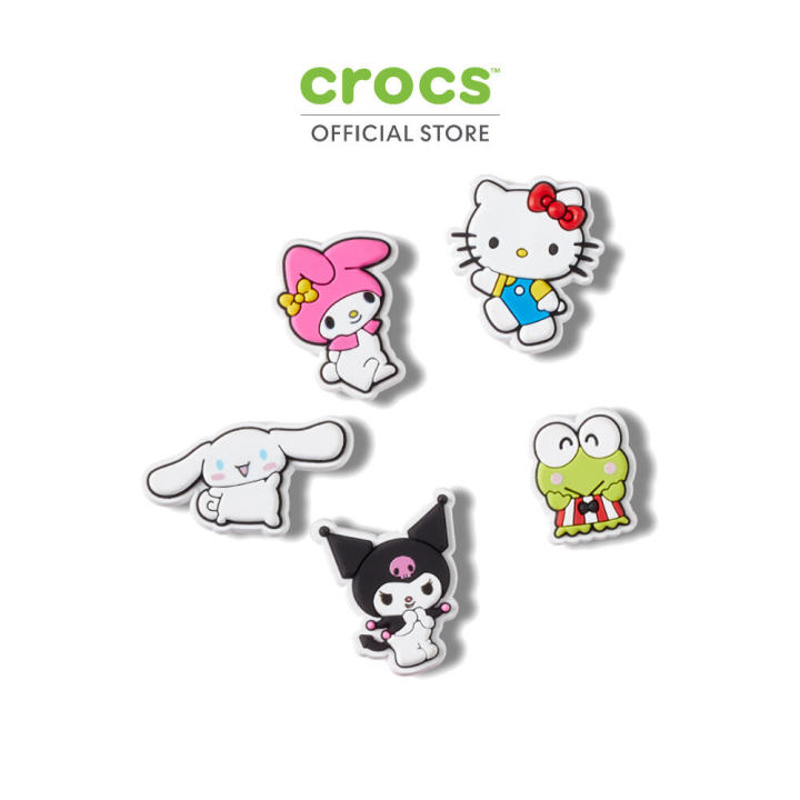 CROCS ตัวติดรองเท้า JIBBITZ HELLO KITTY 5 PACK รุ่น 10013597 | Lazada.co.th