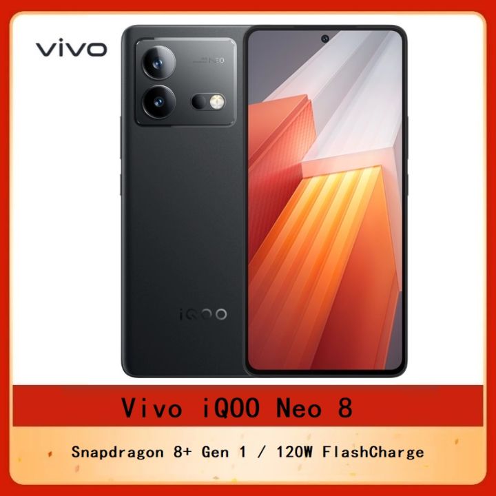 Vivo iQOO Neo 8 5G Mobile Phone 6.78 inch AMOLED Snapdragon 8+ Gen 1 4nm Octa Core 120W ...